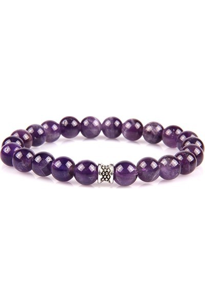Yakkos Ametist Doğal Taş Bileklik