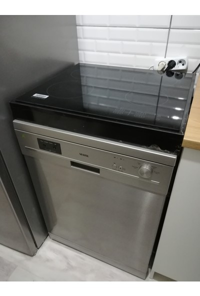 Hazır Mobilya Dünyası Ankastre Ocak Altı Tezgah Parlak Siyah Mdflam