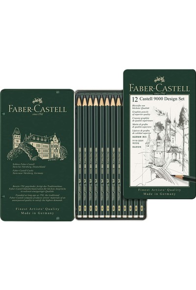 Faber-Castell 9000 Design K.K. Seti (5B-5H)