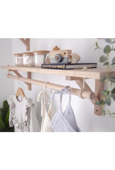 Babyroomstore Ahşap Askılı Raf