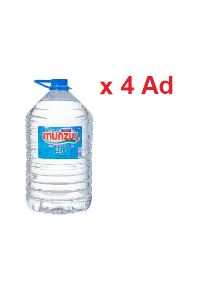 Munzur Su 4 Adet 1 Koli 5 Lt Munzur Su 4 Adet 1 Koli 5 Lt