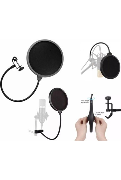 K-Pf1 Pop Filtre Çift Katmanlı