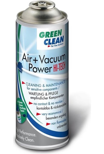 Green Clean G-2051 Air+Vacuum Power Hi-Tech 400ML Vakum Yedek Tüpü