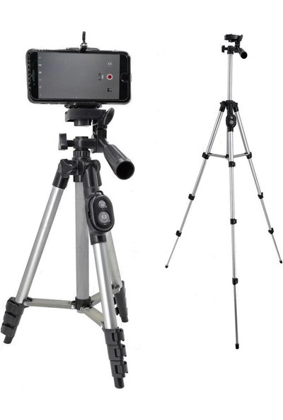 Tme Bluetooth Kumandalı 102CM Kamera Telefon Youtuber Tripodu DK-3888 Tme Bluetooth Kumandalı 102CM Kamera Telefon Youtuber Tripodu DK-3888