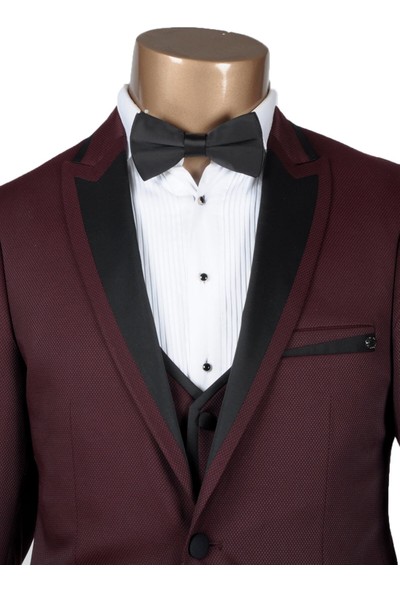 Maserto Siyah Düz Papyon