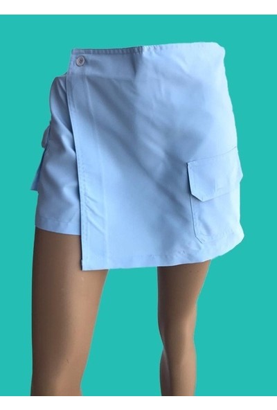 Modapalace Bebek Mavi Şort Etek