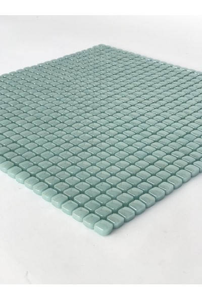 Mutfak,banyo,havuz ve Zemin Için Sade Yeşil 10X10 Cam Mozaik