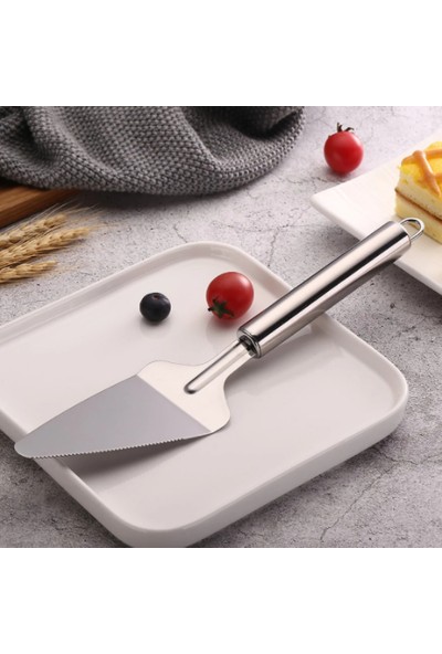 Miazze Çelik Üçgen Spatula Pizza Peynir Pasta Kek Servis Küreği Miazze Çelik Üçgen Spatula Pizza Peynir Pasta Kek Servis Küreği