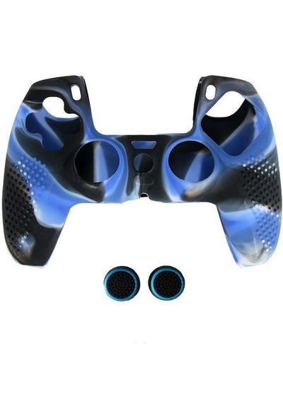 İstoç Yapı Market Playstation 5 Dualsense Gamepad Mavi Slikon Koruyucu Set, Ps5 Slikon Kılıf ve Analog Koruyucu İstoç Yapı Market Playstation 5 Dualsense Gamepad Mavi Slikon Koruyucu Set, Ps5 Slikon Kılıf ve Analog Koruyucu