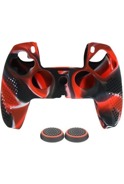 İstoç Yapı Market Playstation 5 Dualsense Gamepad Kırmızı Slikon Koruyucu Set, Ps5 Slikon Kılıf ve Analog Koruyucu İstoç Yapı Market Playstation 5 Dualsense Gamepad Kırmızı Slikon Koruyucu Set, Ps5 Slikon Kılıf ve Analog Koruyucu