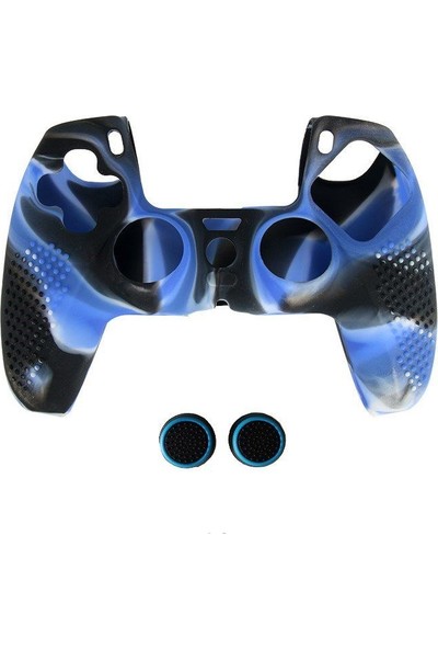 İstoc Trend Playstation 5 Dualsense Gamepad Mavi Slikon Koruyucu Set, Ps5 Slikon Kılıf ve Analog Koruyucu İstoc Trend Playstation 5 Dualsense Gamepad Mavi Slikon Koruyucu Set, Ps5 Slikon Kılıf ve Analog Koruyucu