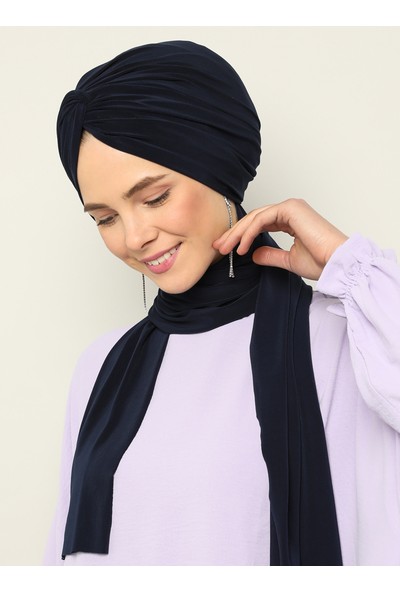 Mervin Şal Atkılı Dolama Hazır Türban