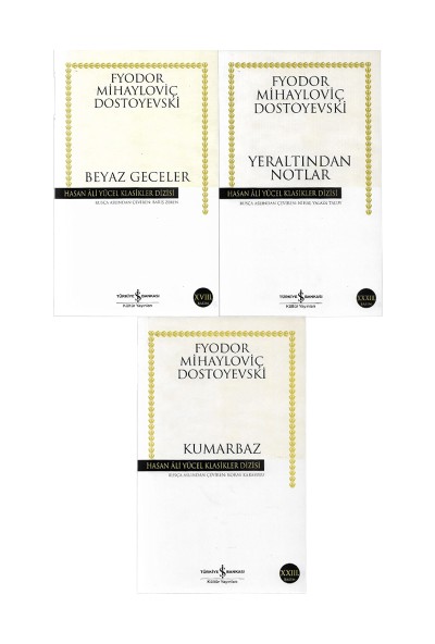 Iş Bankası Kültür Yayınları Dostoyevski Seti - 3 Kitap