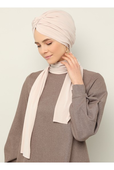 Mervin Şal Atkılı Dolama Hazır Türban