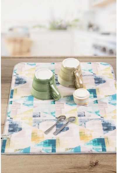 Hamur Bulaşık Kurutma Matı 42X50 cm Pedi Kurulama Bezi Örtüsü MF-073 Hamur Bulaşık Kurutma Matı 42X50 cm Pedi Kurulama Bezi Örtüsü MF-073