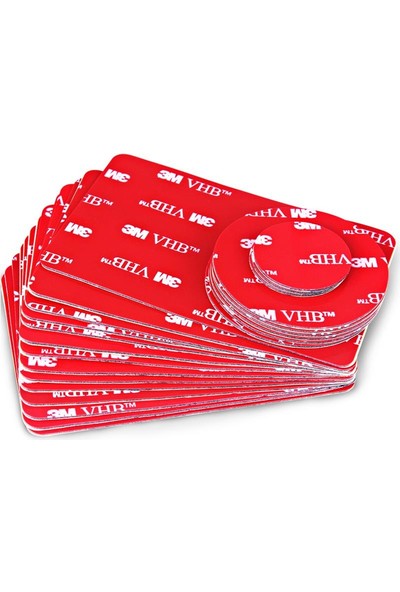 3m Vhb Çift Taraflı Bant Dıe Cut Kesim 20 mm x 50 mm 20 Adet