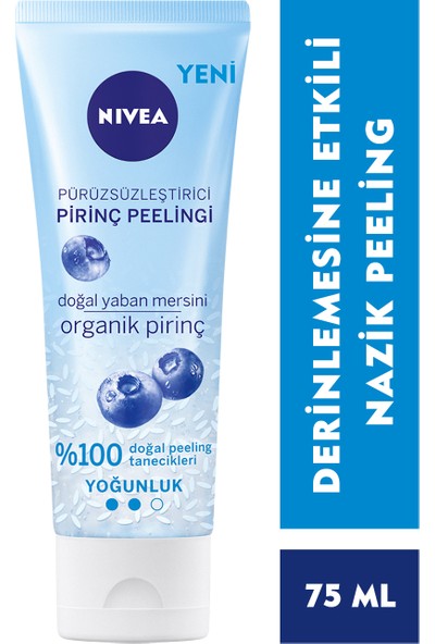 Nivea Pürüzsüzleştirici Organik Pirinç Peeling 75ML
