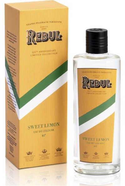 Rebul 125. Yıl Özel Sweet Lemon Kolonya 270 ml Rebul 125. Yıl Özel Sweet Lemon Kolonya 270 ml