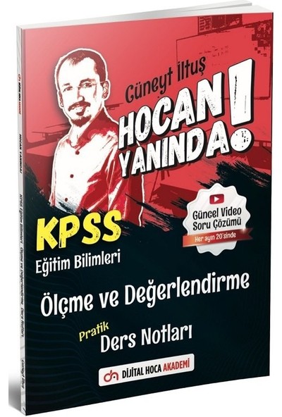 Dijital Hoca Akademi Kpss Eğitim Bilimleri Ölçme ve Değerlendirme Hocan Yanında Pratik Ders Notları 2021