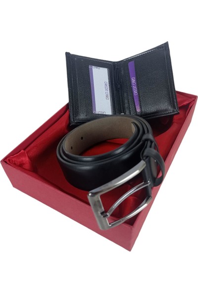 Başkent Çanta Erkek Siyah Kemer Cüzdan Seti Başkent Çanta Erkek Siyah Kemer Cüzdan Seti