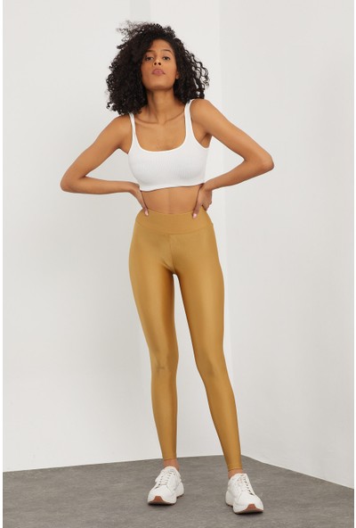 Meis Gold Belden Toparlayıcı Parlak Disco Tayt Meis Gold Belden Toparlayıcı Parlak Disco Tayt