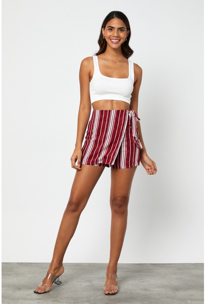 Meis Kadın Kırmızı Şort ETEK8542145632145