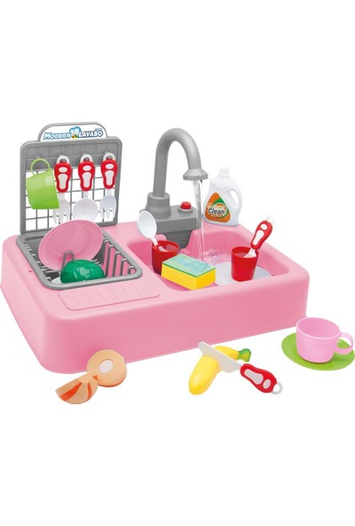 Kayyum Oyuncak Modern Mutfak Çeşmeli Lavabo Set Mutfak Oyuncak Seti Kayyum Oyuncak Modern Mutfak Çeşmeli Lavabo Set Mutfak Oyuncak Seti