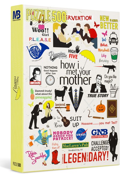 Mabbels How I Met Your Mother 500 Parça Puzzle