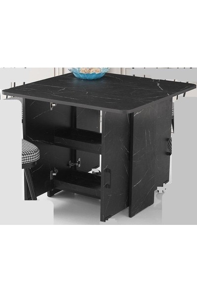 Sivas Gözde Mobilya Izmir Katlanır Dolaplı Mutfak Masası 80X90CM Sivas Gözde Mobilya Izmir Katlanır Dolaplı Mutfak Masası 80X90CM