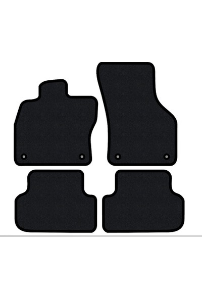 3 Tıkla Ford Mustang 2015-2020 Lüks Halı Paspas Siyah 3 Tıkla Ford Mustang 2015-2020 Lüks Halı Paspas Siyah