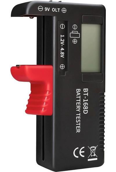 Exeo BT-168D Dijital Pil Test Aleti Kapasite Ölçer Exeo BT-168D Dijital Pil Test Aleti Kapasite Ölçer