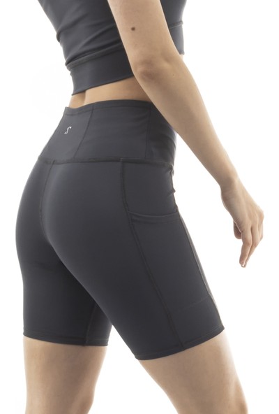 The Step Sports Spocket Cepli Yüksek Bel Toparlayıcı, Sıkılaştırıcı Yoga Şort Tayt 6 The Step Sports Spocket Cepli Yüksek Bel Toparlayıcı, Sıkılaştırıcı Yoga Şort Tayt 6