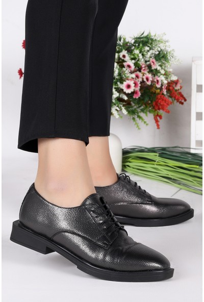 Woggo Pnt 373046 Cilt Günlük Simli Kadın Ayakkabı Woggo Pnt 373046 Cilt Günlük Simli Kadın Ayakkabı