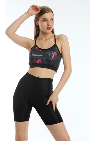 Mint 21 Siyah Toparlayıcı Yüksek Bel Spor Biker Tayt Mint 21 Siyah Toparlayıcı Yüksek Bel Spor Biker Tayt