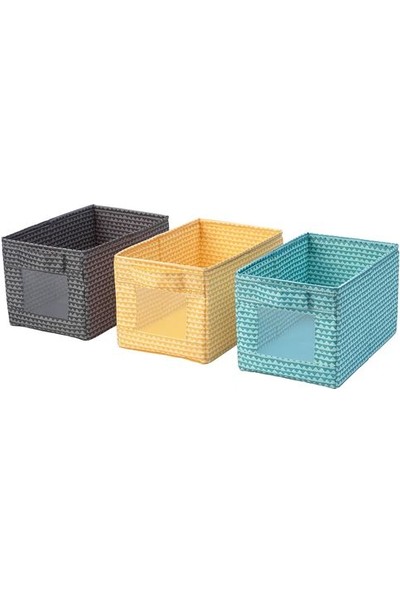 Ikea Area Online Upprymd Kutu Çok Renkli 18X27X17 cm 3 Adet Ikea Area Online Upprymd Kutu Çok Renkli 18X27X17 cm 3 Adet