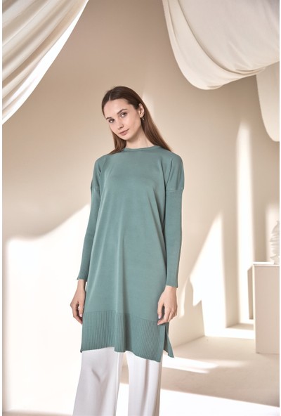 Lysa Moralia Uzun Tunik Mint