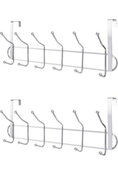 İlhan Usta (2 Adet) Kapı Arkası Askısı Pratik Kapı Askılık 12'li