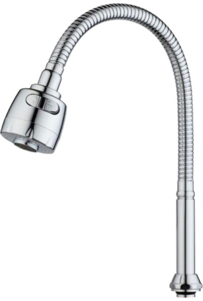 Yayke Oynar Baslıklı Spiralli Mutfak Lavabo Başlığı Tazyikli Su Tasarruflu Krom Kobar Yayke Oynar Baslıklı Spiralli Mutfak Lavabo Başlığı Tazyikli Su Tasarruflu Krom Kobar