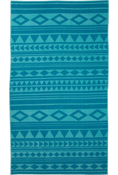 Homelover Plaj Havlusu 100X180 Yeşil Geometrik Pamuk Homelover Plaj Havlusu 100X180 Yeşil Geometrik Pamuk