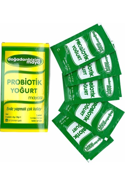 Doğadan Probiyotik Yoğurt Mayası 5 Adet x 2 Gr Doğadan Probiyotik Yoğurt Mayası 5 Adet x 2 Gr