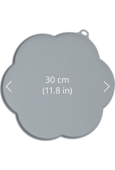 Catit Çiçek Şekilli Su Pınarı Altlığı Gri