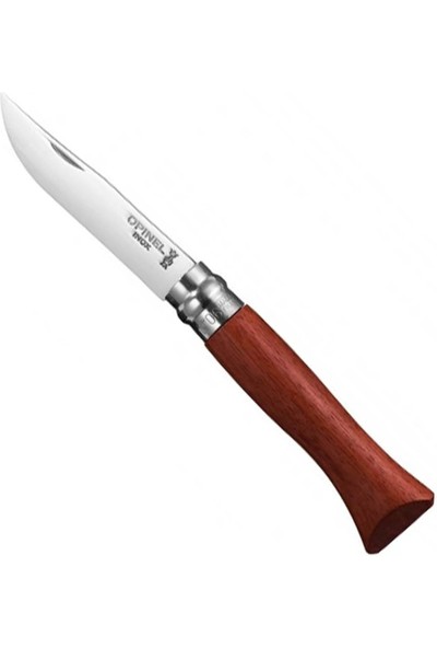 Opinel Inox No 6 Padouk Saplı Paslanmaz Çelik Çakı (Kutulu)