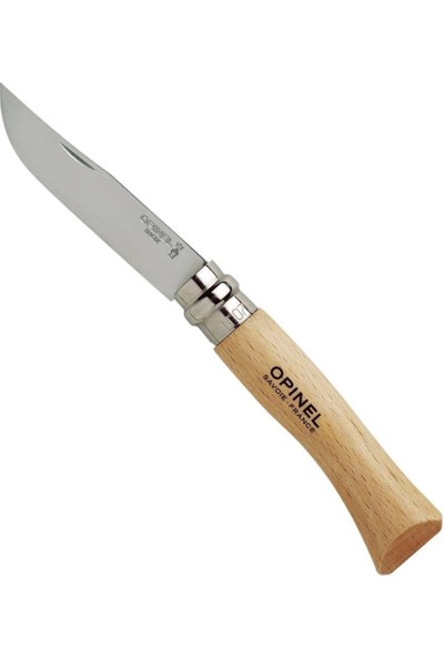 Opinel Inox 7 No Kayın Saplı Paslanmaz Çelik Çakı