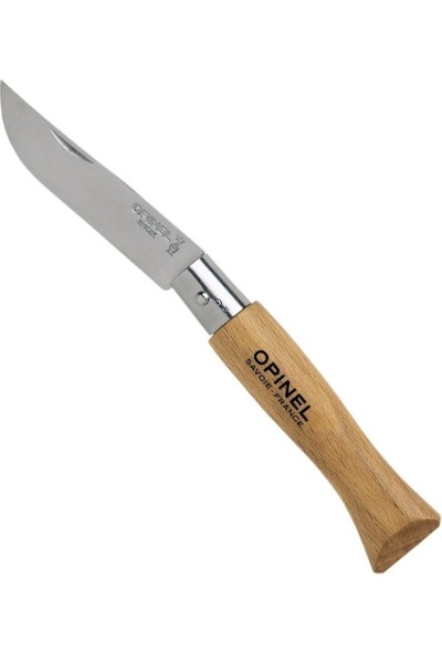 Opinel Inox 5 No Kayın Saplı Paslanmaz Çelik Çakı