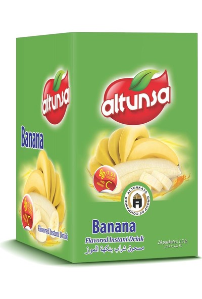 Altunsa Toz Içecek Muz 9 gr x 24 Lü Altunsa Toz Içecek Muz 9 gr x 24 Lü
