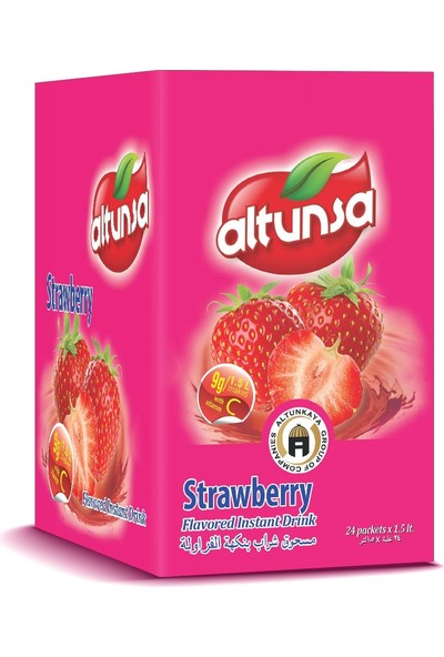 Altunsa Toz Içecek Çilek 9 gr x 24 'lü