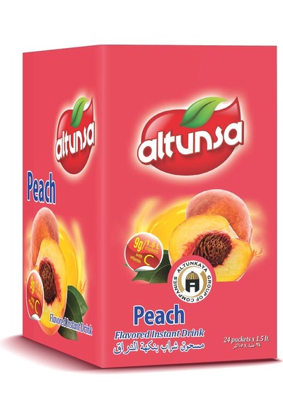 Altunsa Toz Içecek Şeftali 9 gr x 24 'lü