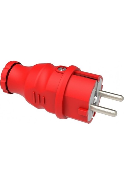 Bemis Kauçuk Monafaze Renkli Düz Fiş Kırmızı