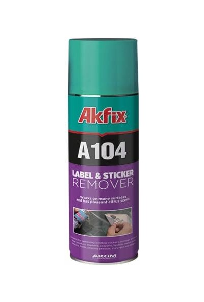 Akfix A104 Etiket Sökücü Mastik Yapışkan Sökücü Sprey 200 ml Akfix A104 Etiket Sökücü Mastik Yapışkan Sökücü Sprey 200 ml