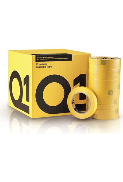 Q1 Premium Maskeleme Bandı 18MM x 50MT Q1 Premium Maskeleme Bandı 18MM x 50MT